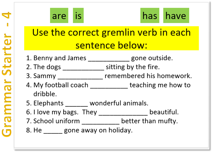 Grammar Starter 4 – Best study methods